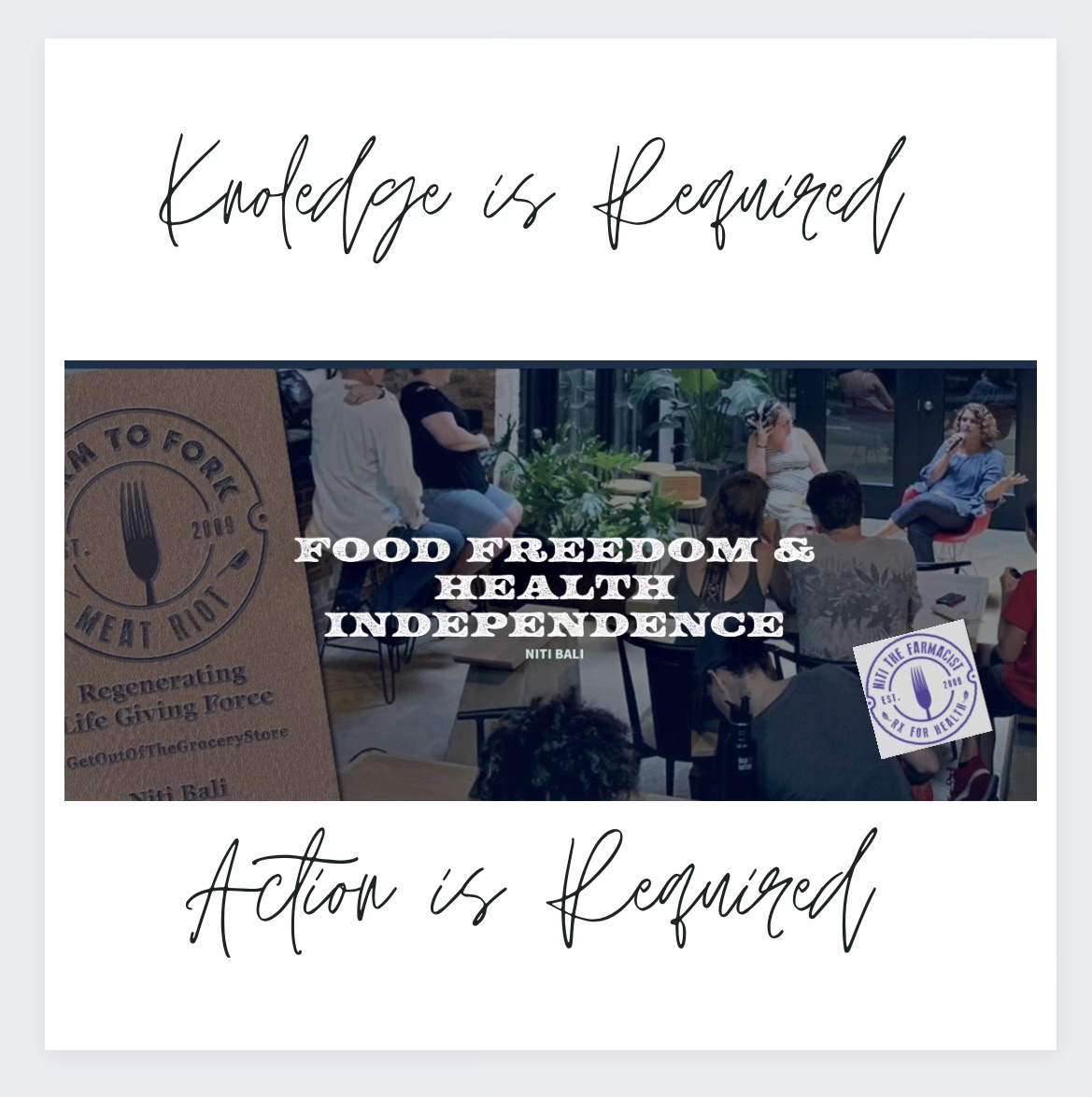 FOOD FREEDOM & HEALTH INDEPENDENCE